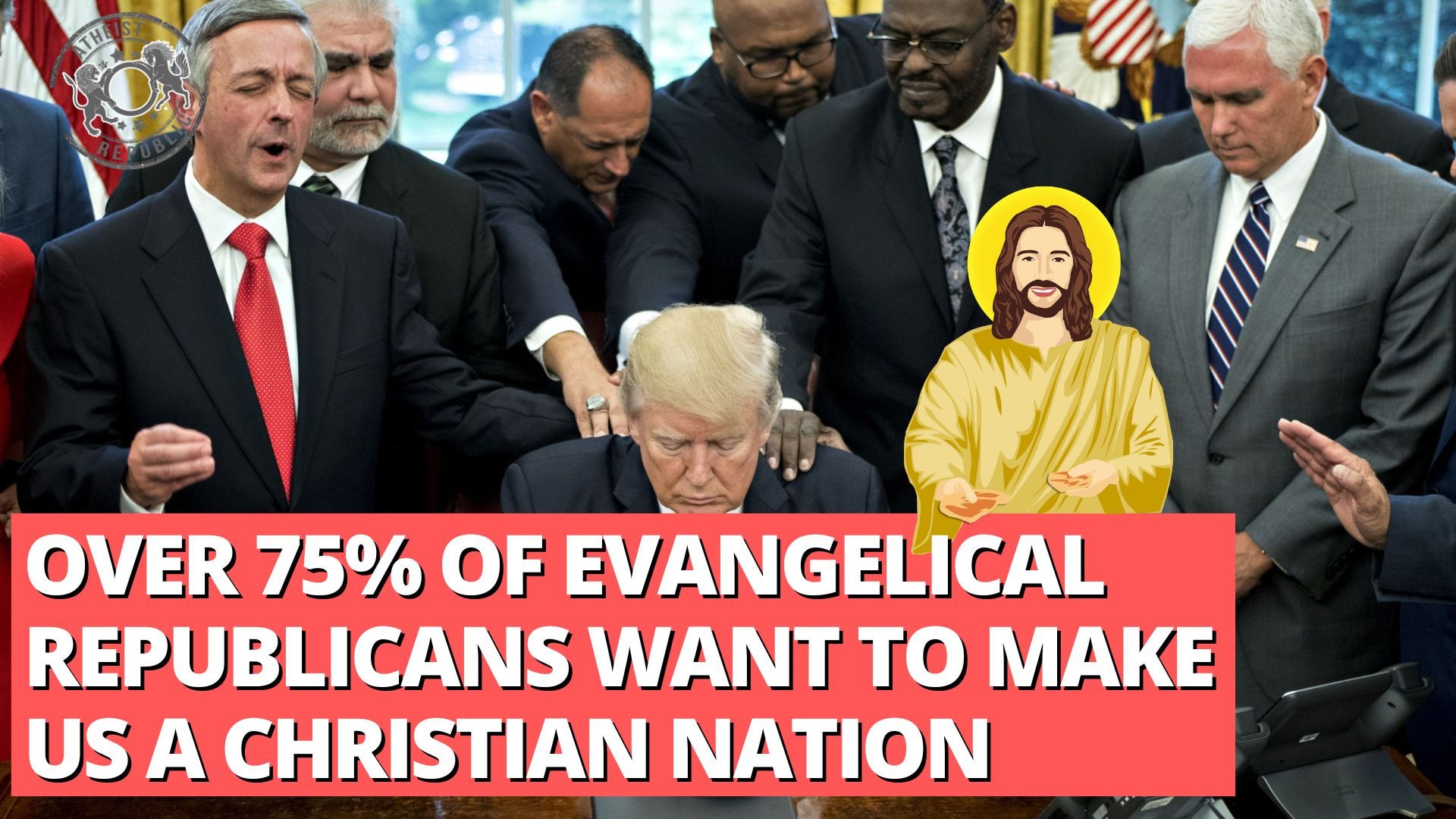 Over 75% of Evangelical Republicans Want to Make US a Christian Nation